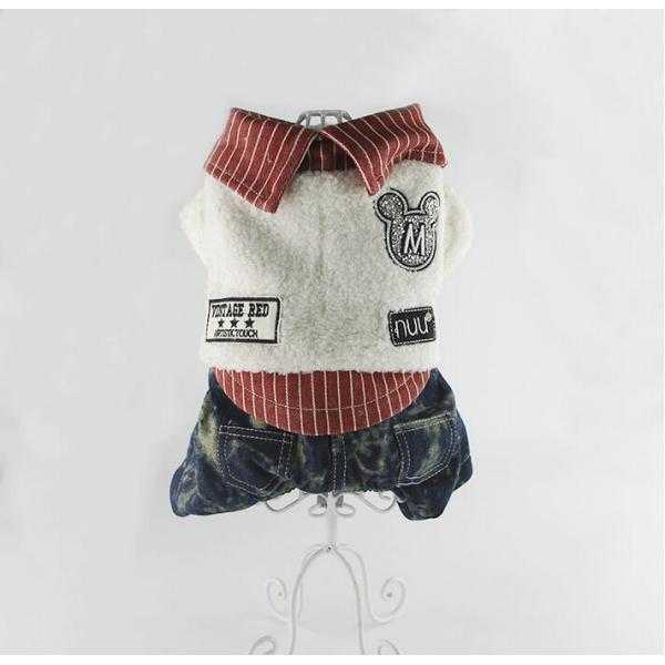 とてもかわいくてかっこいいロンパースです。ちょっとしたお出かけにもぴったり。外出先でもこんなオシャレな服を着せると、注目を浴びるアイテムに間違いないです。さまざまなシチュエーションにぴったりのお洋服です。元気でオシャレ」なワンちゃんにも良い...