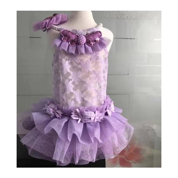 甘い甘い可愛いプリンセスになりきりです！ 気軽に着られる可愛いコスチューム。ワンちゃんのウエディングドレス。もちろん普段着でもO.K!パーティーや写真撮影会などおめかししてお出かけ★セットの髪留めもつけてお姫様気分！（注意）髪留めはオプショ...