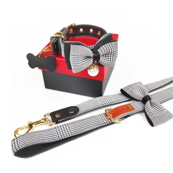 シンプルなのに高級感があり上品に感じさせるハーネス＆リード。フォーマル感、華やかさが断然アップします。色違いもありますので兄弟ワンちゃんやお友達とお揃いでもかわいいです。※箱・袋等は付属品です。輸入の際での箱潰れ・箱違い等ありますのでご了承...