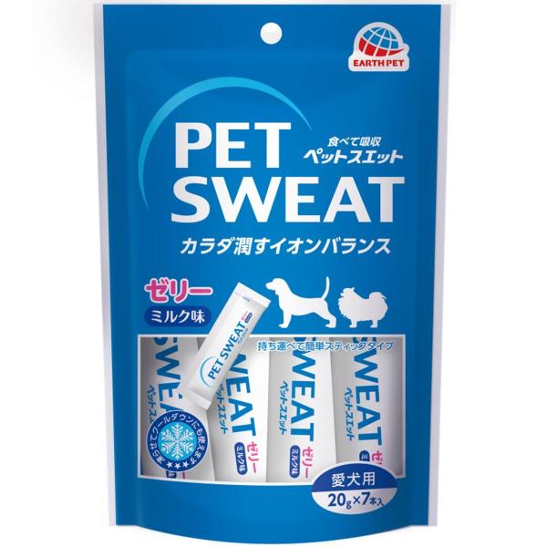 カラダ潤すイオンバランス。普段の飲み水、水分が足りないと感じた時、お散歩など外出時・運動時、暑い時などに愛犬用の栄養補完食です。■内容量：20g×7本■原材料：果糖ぶどう糖液糖、酵母エキス、ラクトスロースシロップ、食塩、クランベリー抽出物、...