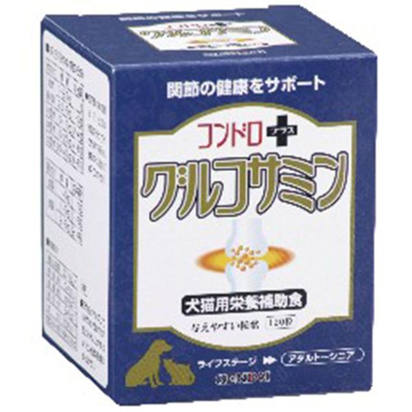 愛犬・愛猫の関節の健康をサポート。与えやすい粒状の犬猫用健康補助食（サプリメント）です。■ライフステージ：アダルト〜シニア■内容量：120粒（1粒100mg）■原材料：サメ軟骨抽出物、トレハロース、コラーゲンペプチド、グルコサミン、微結晶セ...