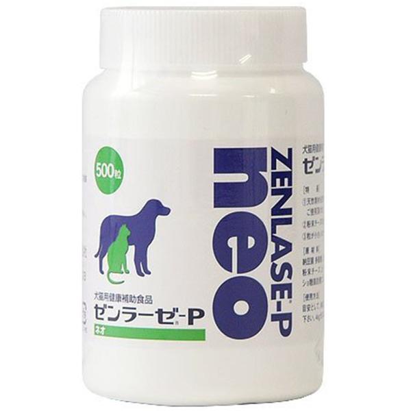 犬猫用健康補助食品■内容量：500粒■原材料：納豆菌、多穀麹、粉末チーズ、ビール酵母、還元麦芽糖、結晶セルロース、ショ糖脂肪酸エステル■JAN：4582116851500ZENOAQ ZENNASE-P neo ドッグフード キャットフード...