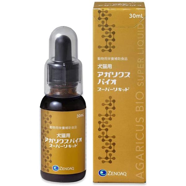 「犬猫用アガリクスバイオスーパーリキッド」は、USDA（米農務省）により有機認証されたアガリクス茸から抽出されたβグルカンを配合し、ペットのQOLをサポートする犬猫用の動物用栄養補助食品です。■内容量：30mL■原材料：オーガニックアガリク...