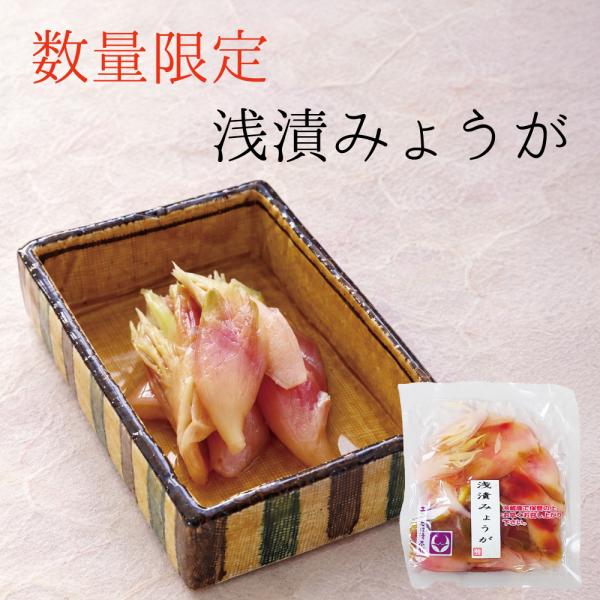 今が旬の新物、身がふっくらと大きく、肉厚の秋みょうがをあっさりと漬け込みました。浅漬けにすることで苦手意識をお持ちの方もある独特の香りは和らいで、とても食べやすくなっています。シャキシャキとした食感も残してあるので、そのまま切らずに召し上が...