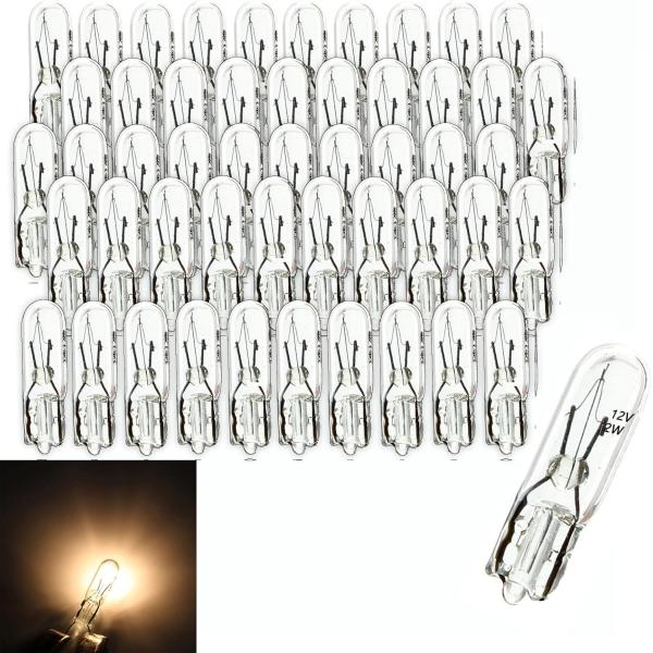 電球タイプ：T5 ハロゲン電球<br>入力電圧：DC12V<br>消費電力：2W<br>材質：ガラス<br>発光色：電球色<br>光束：約50LM<br>プラグ：極性あ...