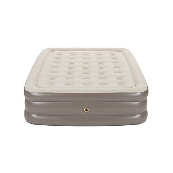 【商品名】Coleman Air Mattress with 120V Pump | SupportRest Plus Single-High Inflatable Air Bed, Queen【カテゴリー】スポーツ・アウトドア:アウトドア