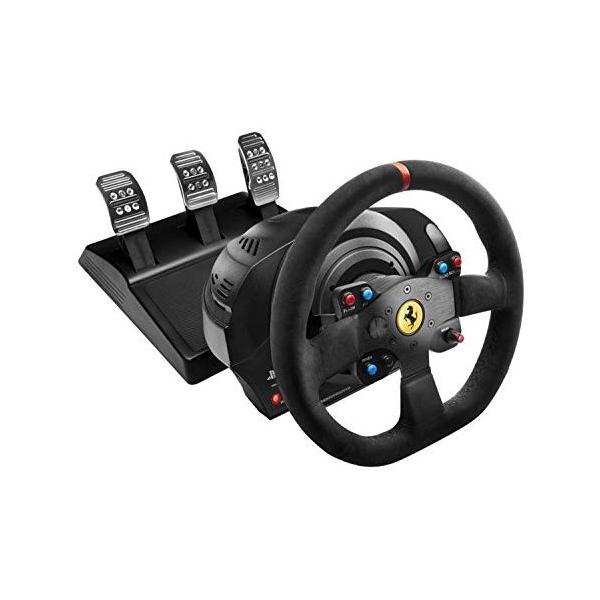 【商品名】Thrustmaster T300 Ferrari Integral Racing Wheel Alcantara Edition レーシング ホイール【カテゴリー】パソコン・周辺機器:キーボード・マウス・入力機器