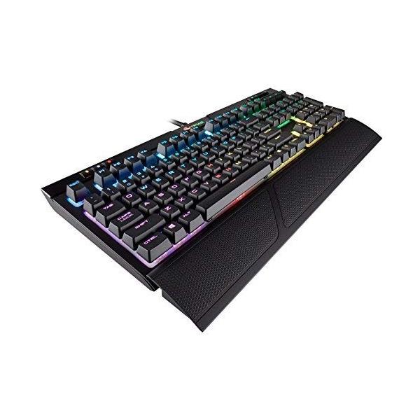 【商品名】CORSAIR STRAFE RGB MK.2 Mechanical Gaming Keyboard - USB Passthrough - Linear and Quiet - Cherry MX Red Switch - RG...