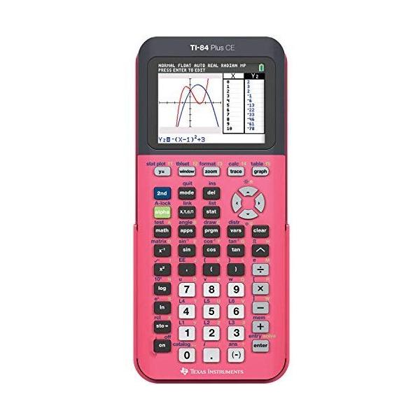 【商品名】Texas Instruments TI-84 Plus CE グラフ電卓 コーラルピンク【カテゴリー】文房具・オフィス用品:オフィス機器