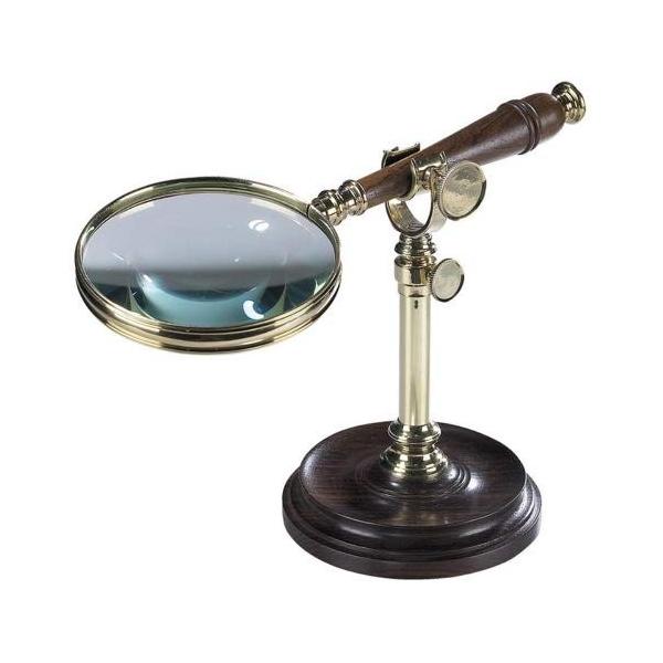 【商品名】AC099E　Magnifying Glass in Bronzed with Stand　虫眼鏡　Authentic Models社 【カテゴリー】文房具・オフィス用品:事務用品