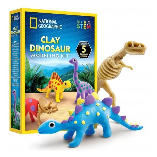 【商品名】 National Geographic ナショナルジオグラフィック 粘土恐竜アート＆クラフトキット - 子供用恐竜エAdora アドラ 赤ちゃん 人形イ粘土、5色の粘土カラー、5体の 【カテゴリー】 おもちゃ:知育・ラーニングトイ