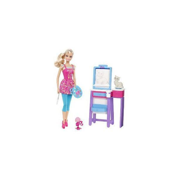 【商品名】Barbie I Can Be Art Teacher Doll Playset【カテゴリー】おもちゃ:ロボット・子供向けフィギュア