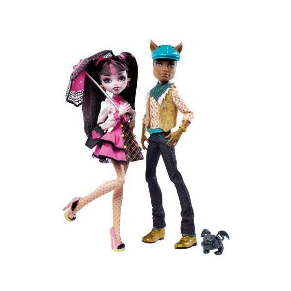 【商品名】モンスターハイ ドラキュローラ クロウド・ウルフ セット (Monster High - Draculaura Clawd Wolf 2Pack)【カテゴリー】おもちゃ:人形・ドール