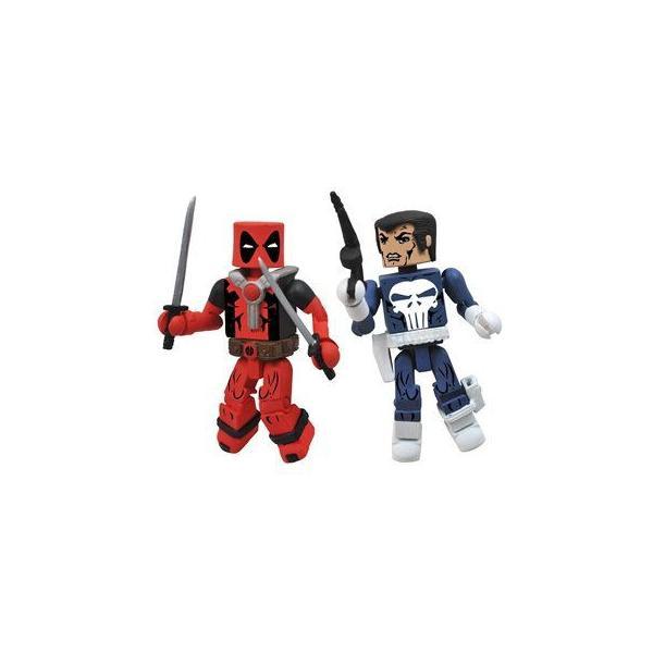 【商品名】Diamond Select Toys Marvel マーブル Minimates Best of Series 2: Punisher and Deadpool, 2-Pack フィギュア ダイキャスト 人形【カテゴリー】ホビー...
