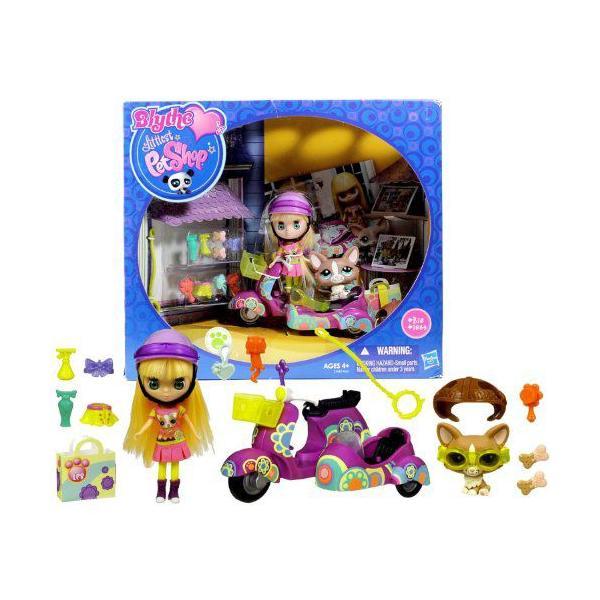 【商品名】Hasbro ハスブロ Year 2010 Blythe ブライス Littlest Pet Shop リトルペットショップ Series Bobble Head Figure with Vehicle Set - BLYTHE ...
