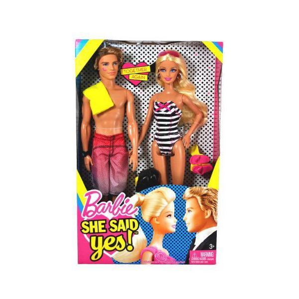 【商品名】Mattel マテル社 Year 2010 Barbie バービー "She Said Yes!" Series 2 Pack 12 Inch Doll - Together Again with Barbie バービー Doll...