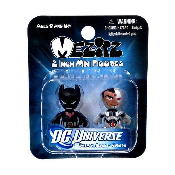 【商品名】Mezco Toyz DC Universe Mini Mezitz Batman バットマン Beyond/Cyborg (Pack of 2) フィギュア ダイキャスト 人形【カテゴリー】ホビー:フィギュア・コレクタードール