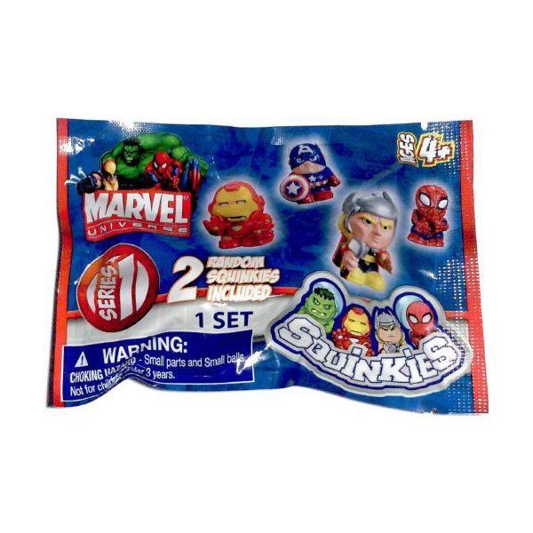 【商品名】Squinkies ぷにっキーズ Marvel マーブル Minifigures Series 1 - (2) Random Figures フィギュア ダイキャスト 人形【カテゴリー】ホビー:フィギュア・コレクタードール