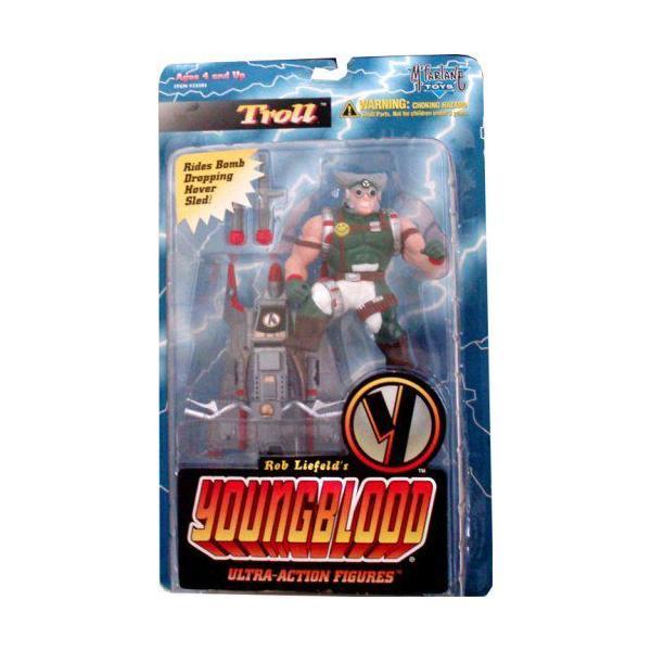 【商品名】McFarlane マクファーレン Toys Year 1995 Rob Liefeld's Youngblood 4 Inch Tall Ultra Action Figure - TROLL with Bomb Droppin...