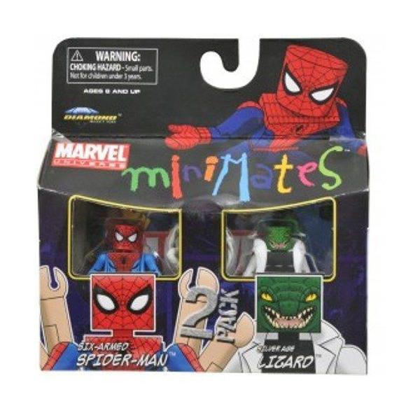 【商品名】Marvel マーブル Minimates Series 37 Mini Figure 2Pack SpiderMan Lizard フィギュア ダイキャスト 人形【カテゴリー】ホビー:フィギュア・コレクタードール