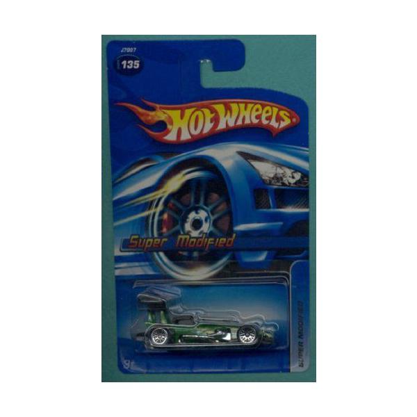 【商品名】Mattel マテル Hot Wheels ホットウィール 2006 1:64 スケール Green Super Modified Die Cast Car #135ミニカー モデルカー ダイキャスト【カテゴリー】ホビー:ミニカー...