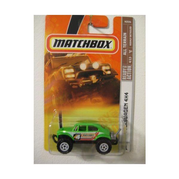 【商品名】Mattel マテル マッチボックス 2007 MBX All Terran 1:64 スケール Die Cast Metal Car #91 - Green Color Volkswagen フォルクスワーゲン 4X4ミニカー ...