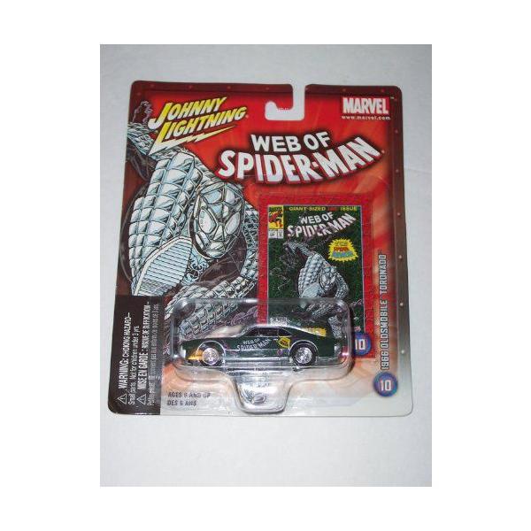 【商品名】Johnny Lightning Marvel Comics Web of Spider-Man 1966 Oldsmobile Toronadoミニカー モデルカー ダイキャスト【カテゴリー】ホビー:ミニカー・ダイキャストカー