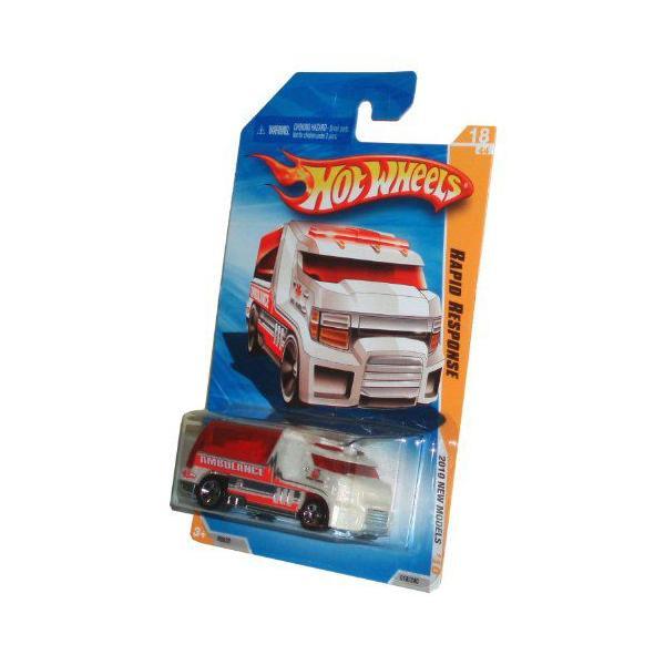 【商品名】Mattel マテル Hot Wheels ホットウィール 2010 New Models Series 1:64 スケール Die Cast Metal Car # 18 of 44 - Rapid Response White...