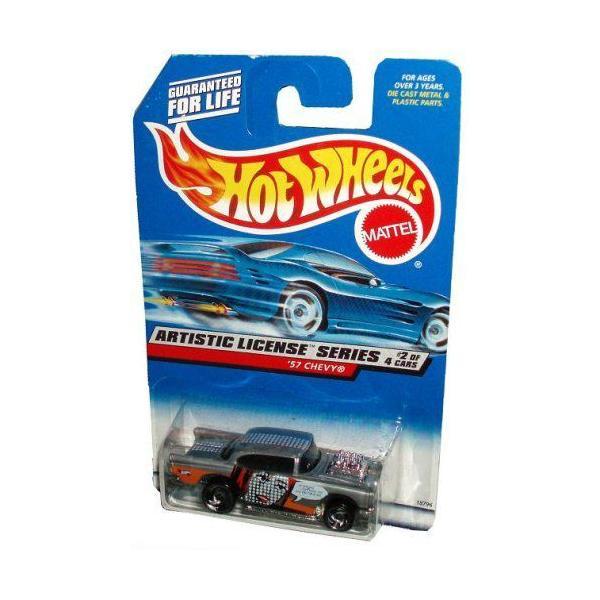 【商品名】Mattel マテル Hot Wheels ホットウィール 1997 Artistic License Series 1:64 スケール Die Cast Metal Car # 2 of 4 - Silver Classic C...