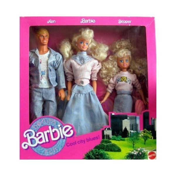 【商品名】Barbie(バービー) Denim Fun Set Cool City Blues! w Ken, Barbie(バービー) &amp; Skipper Dolls (1989) ド 【カテゴリー】おもちゃ:人形・ドール