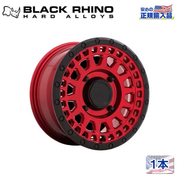 [ブランド]Black Rhino ブラックライノ [シリーズ]PARKER UTV[カラー]CANDY RED W/ BLACK LIP[適合車種]汎用[商品内容]14インチアルミホイール 1本[サイズ]14×7J 4H156 +36《注...