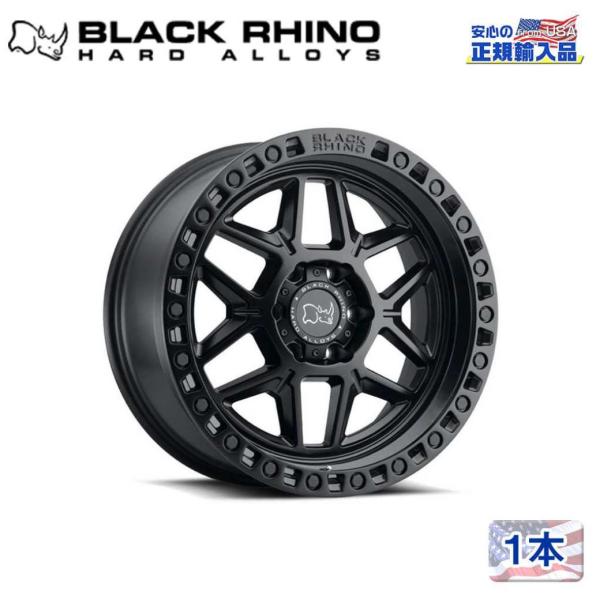 [ブランド]Black Rhino ブラックライノ[シリーズ]KELSO[カラー]MATTE BLACK W/BLK BOLTS[適合車種]汎用[商品内容]17インチアルミホイール 1本[サイズ]17×9J 5H114.3 -18 CB76...