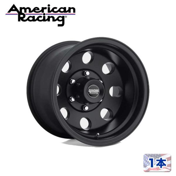【ブランド】American Racing （アメリカンレーシング）　【商品内容】17インチアルミホイール 1本　【サイズ】17×9J 8H 165.1 -12 CB130.81　【カラー】SATIN BLACK　【メーカー品番】AR172...