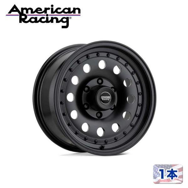 【ブランド】American Racing （アメリカンレーシング）　【商品内容】18インチアルミホイール 1本　【サイズ】18×8J 6H 135 +30 CB87.1　【カラー】SATIN BLACK　【メーカー品番】AR628836A...