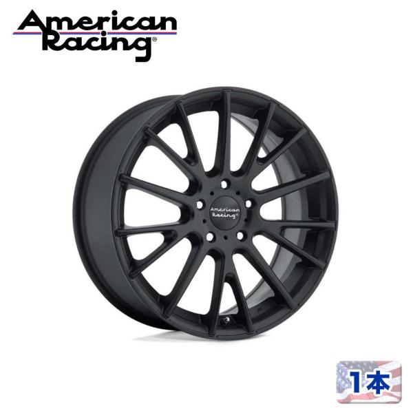 【ブランド】American Racing （アメリカンレーシング）　【商品内容】17インチアルミホイール 1本　【サイズ】17×7J 5H 114.3 +40 CB72.56　【カラー】SATIN BLACK　【メーカー品番】AR9047...