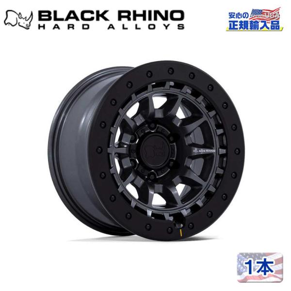 [ブランド] Black Rhino ブラックライノ[シリーズ] BR016 TUSK[ホイールサイズ] 17×8.5J 6H 135 ±0 CB87.1[カラー/フィニッシュ] マットガンメタル[メーカー品番] BR016AX178563...