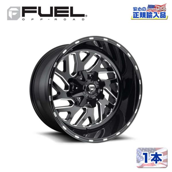 [ブランド]FUEL OFFROAD[シリーズ]D581 TRITON[カラー]GLOSS BLACK MILLED[適合車種]汎用[商品内容]20インチアルミホイール 1本[サイズ]20×10 8H180 -18 CB124.2《注意》ご...