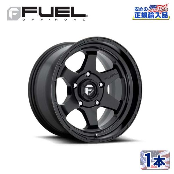 【ブランド】FUEL OFFROAD（フューエルオフロード）　【商品内容】18インチアルミホイール 1本　【サイズ】18×9 6H 139.7 +1 CB106.1　【カラー】MATTE BLACK（マットブラック）　【メーカー品番】D66...