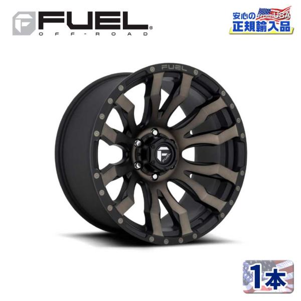 【ブランド】FUEL OFFROAD（フューエルオフロード）　【商品内容】18インチアルミホイール 1本　【サイズ】18×9 8H 170 +20 CB125.1　【カラー】MATTE BLACK DOUBLE DARK TINT（マットブ...