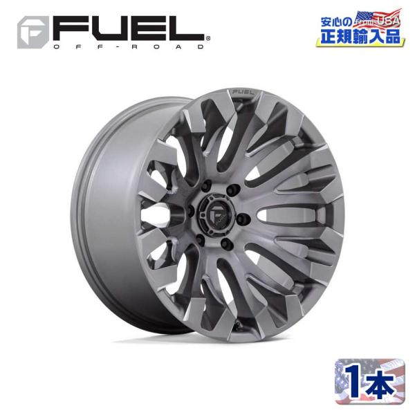 【ブランド】FUEL OFFROAD（フューエルオフロード）　【商品内容】18インチアルミホイール 1本　【サイズ】18×9 8H 170 +1 CB125.1　【カラー】PLATINUM（プラチナム）　【メーカー品番】D830189017...