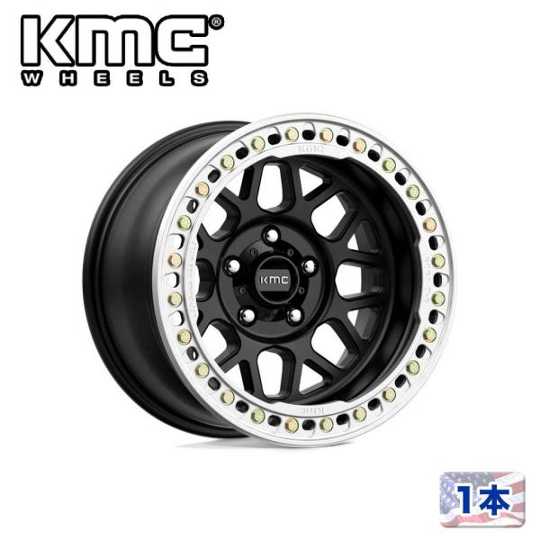【ブランド】KMC WHEEL 【商品内容】17インチアルミホイール 1本　【サイズ】17×8.5J 5H 127 ±0 CB71.5 【カラー】SATIN BLACK（サテンブラック） 【メーカー品番】KM23578550700　【出荷品...