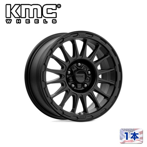 【ブランド】KMC WHEEL 【商品内容】17インチアルミホイール 1本　【サイズ】17×8.5J 8H 180 ±0 CB124.2 【カラー】SATIN BLACK（サテンブラック） 【メーカー品番】KM54278588700　【出荷...
