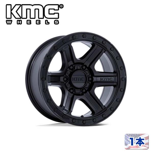 [ブランド]KMC [シリーズ]KM551 OUTRUN[ホイールサイズ]18×9J 6H 135 +18 CB87.1[カラー/フィニッシュ] MATTE BLACK W/ GLOSS BLACK LIP[メーカー品番]KM551MB18...