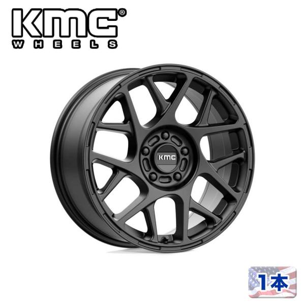 【ブランド】KMC WHEEL 【商品内容】17インチアルミホイール 1本　【サイズ】17×8J 5H 114.3 +38 CB72.56 【カラー】SATIN BLACK（サテンブラック） 【メーカー品番】KM70878012738　【出...