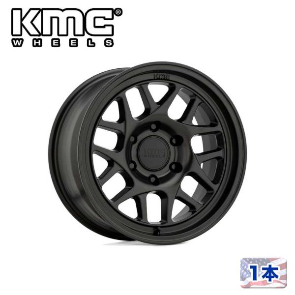 【ブランド】KMC WHEEL 【商品内容】17インチアルミホイール 1本　【サイズ】17×8.5J 6H 135 +18 CB87.1 【カラー】SATIN BLACK（サテンブラック） 【メーカー品番】KM71778563718　【出荷...