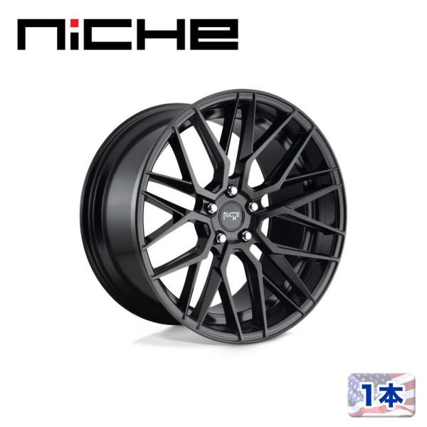 【ブランド】NICHE　【商品内容】20インチアルミホイール 1本　【サイズ】20×9J 5H 115 +38 CB71.5　【カラー】MATTE BLACK（マットブラック）　【メーカー品番】M190209090+38　【出荷品番】M19...