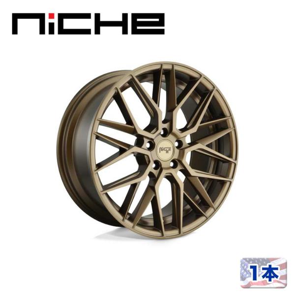【ブランド】NICHE　【商品内容】20インチアルミホイール 1本　【サイズ】20×9J 5H 120 +35 CB74.1　【カラー】MATTE BRONZE（マットブロンズ）　【メーカー品番】M191209011+35　【出荷品番】M1...
