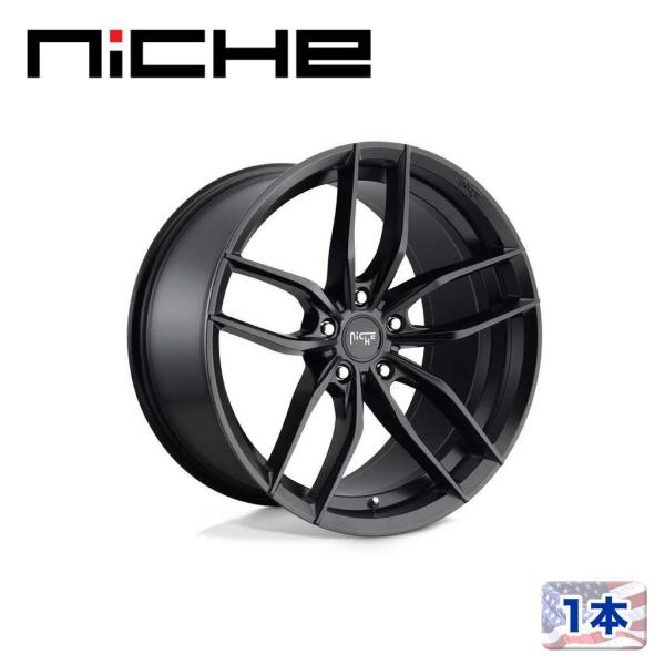 [ブランド] NICHE[シリーズ]M203 VOSSO[カラー]MATTE BLACK(マットブラック)[適合車種]汎用[商品内容]18インチ アルミホイール 1本[サイズ]18×8 5H 112 +42 CB66.56《注意》ご注文後の...