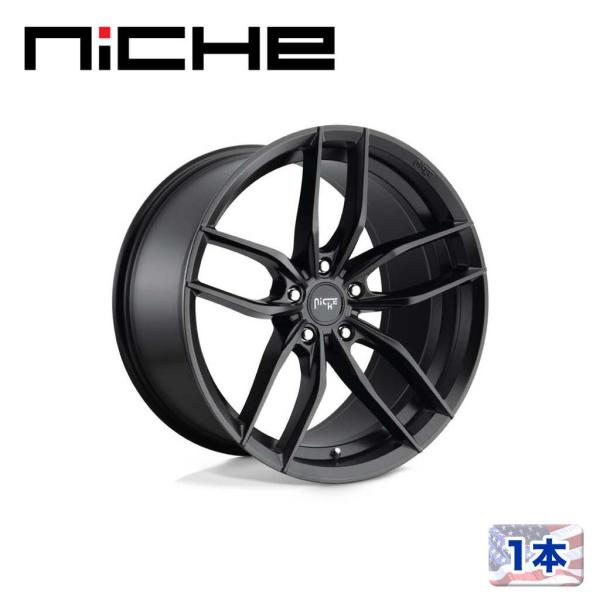 【ブランド】NICHE　【商品内容】20インチアルミホイール 1本　【サイズ】20×9J 5H 115 +18 CB71.5　【カラー】MATTE BLACK（マットブラック）　【メーカー品番】M203209090+18　【出荷品番】M20...