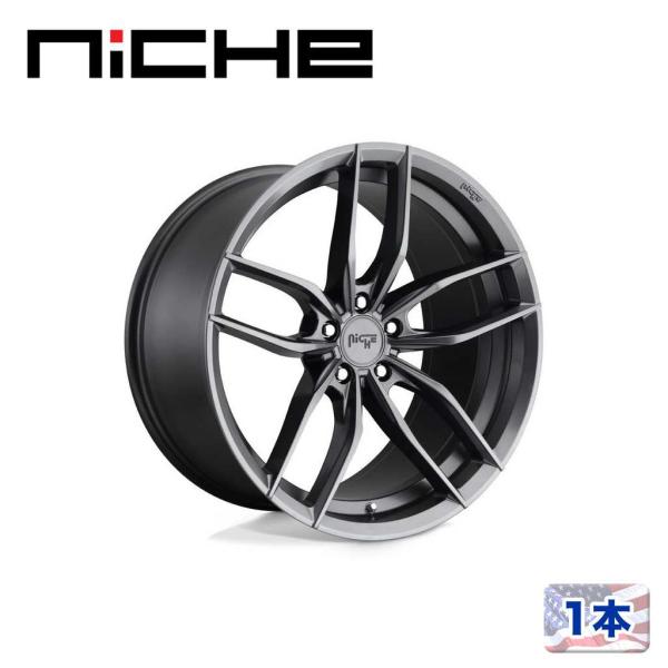 [ブランド] NICHE[シリーズ]M204 VOSSO[カラー]MATTE ANTHRACITE(マットアンスラサイト)[適合車種]汎用[商品内容]20インチ アルミホイール 1本[サイズ]20×9 5H 112 +38 CB66.56《...
